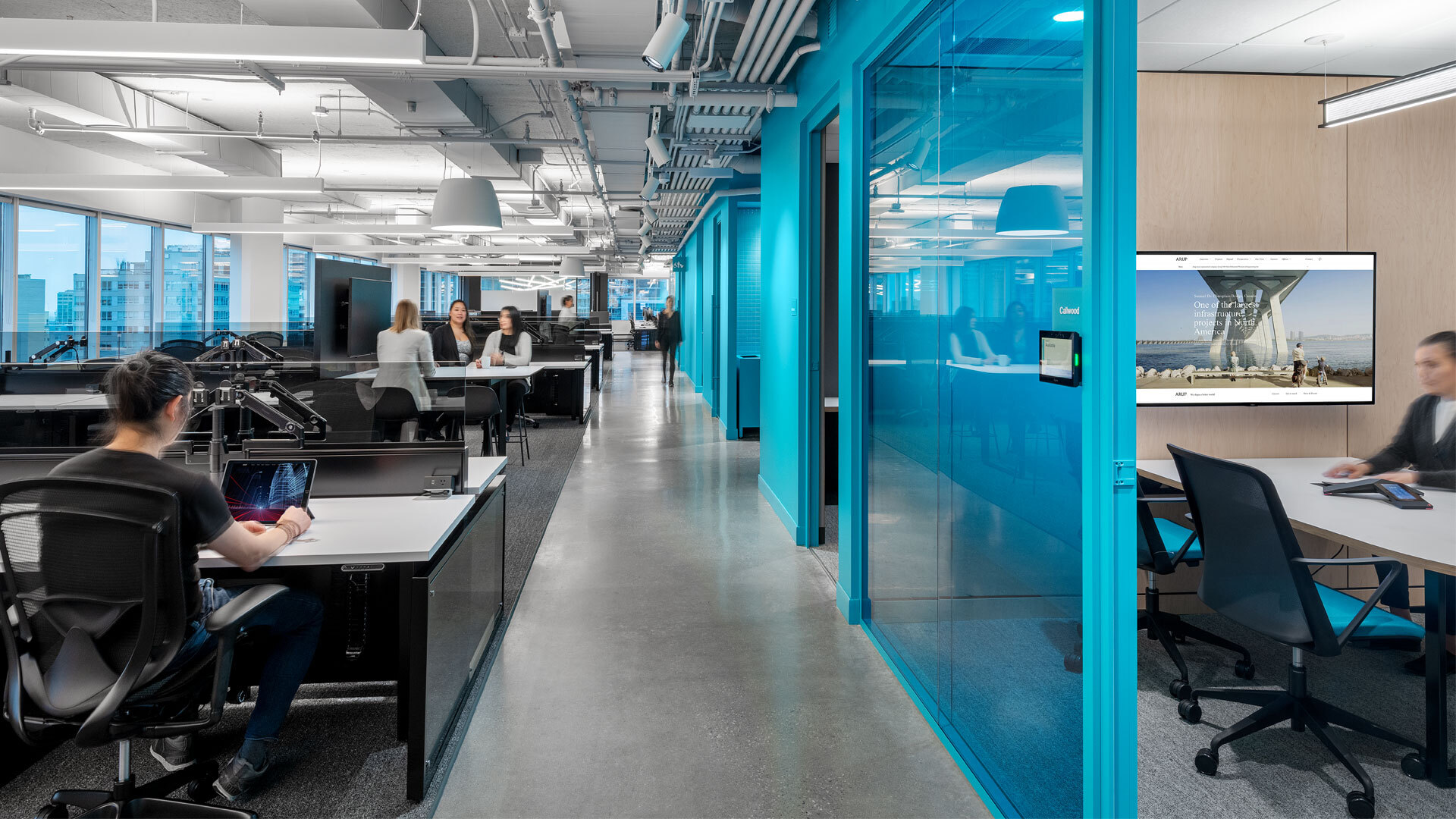 Minimal and Modern Demountable Glass Partition System | Muraflex